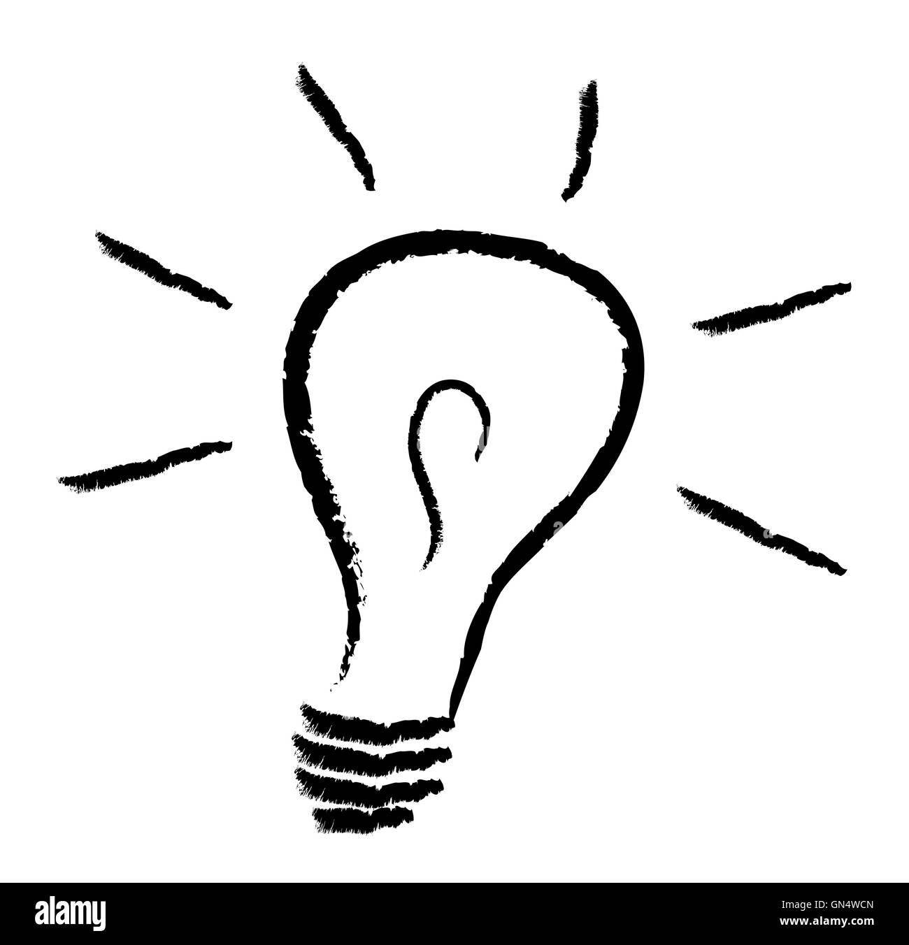 Lightbulb illustration hi-res stock photography and images - Alamy