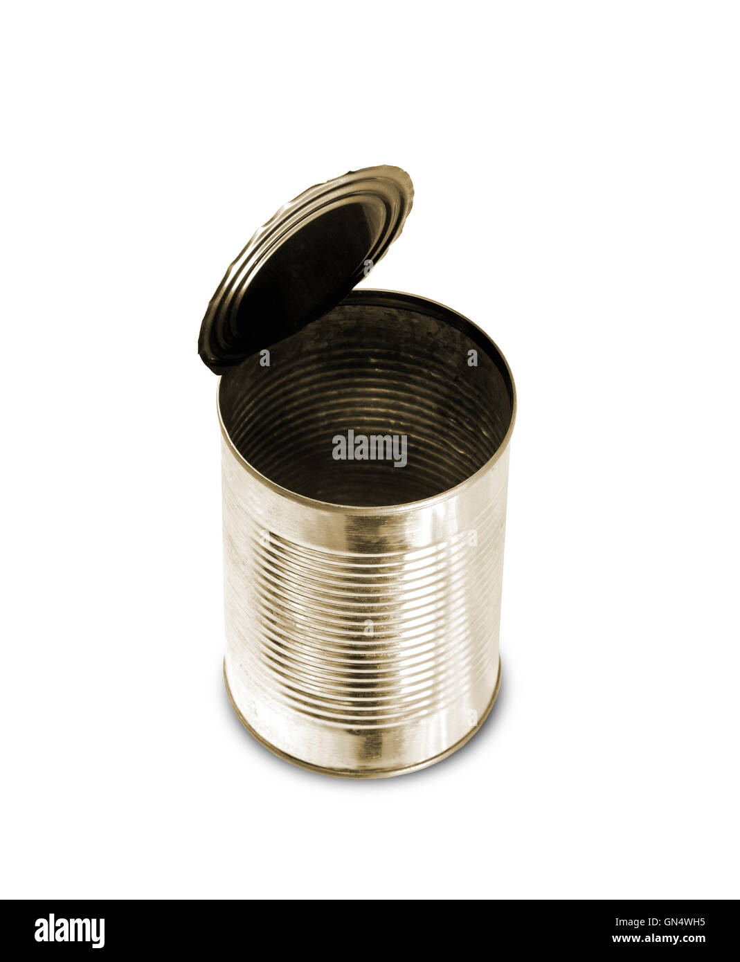 Open Tin Can Stock Photo - Alamy