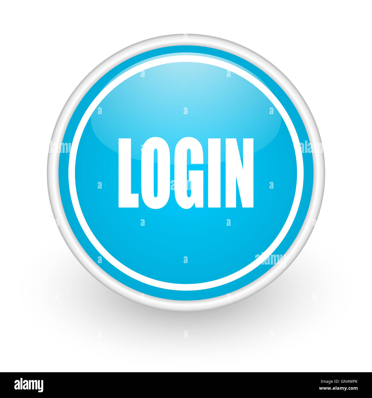Art login button icon hi-res stock photography and images - Alamy