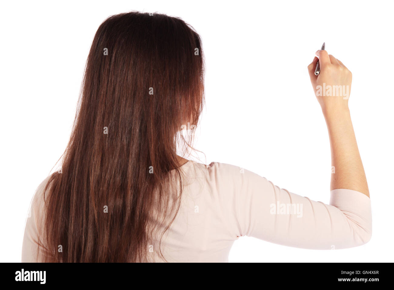 Young woman sketching Stock Photo - Alamy
