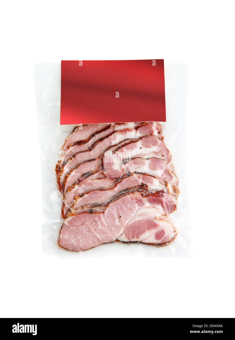 sliced meat packaged Stock Photo - Alamy
