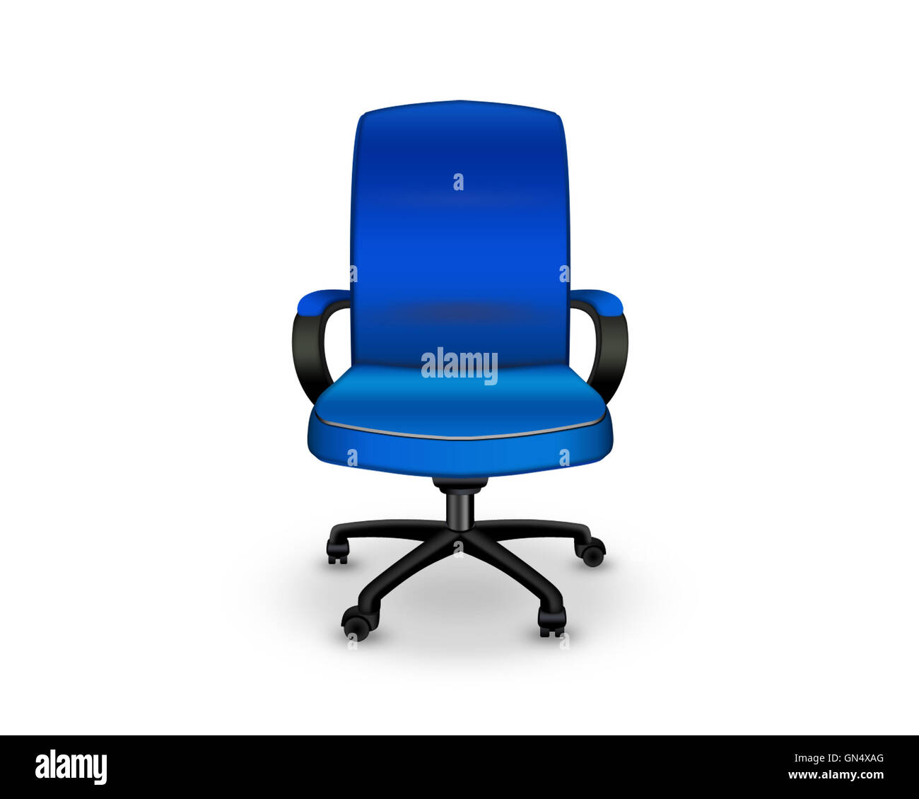 blue office chair Stock Photo - Alamy