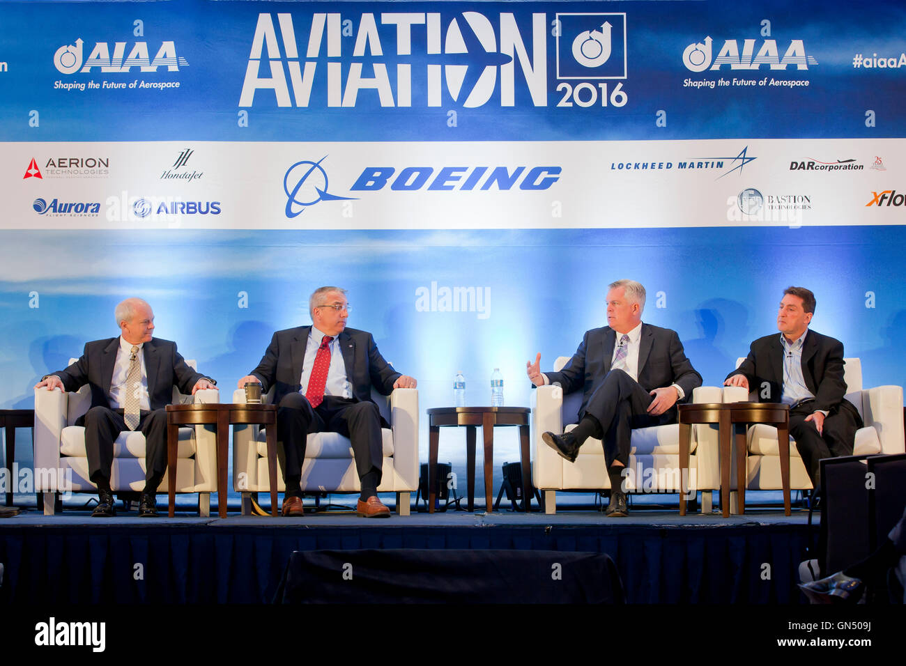 AIAA Aviation Forum 2016 speakers - Washington, DC USA Stock Photo - Alamy
