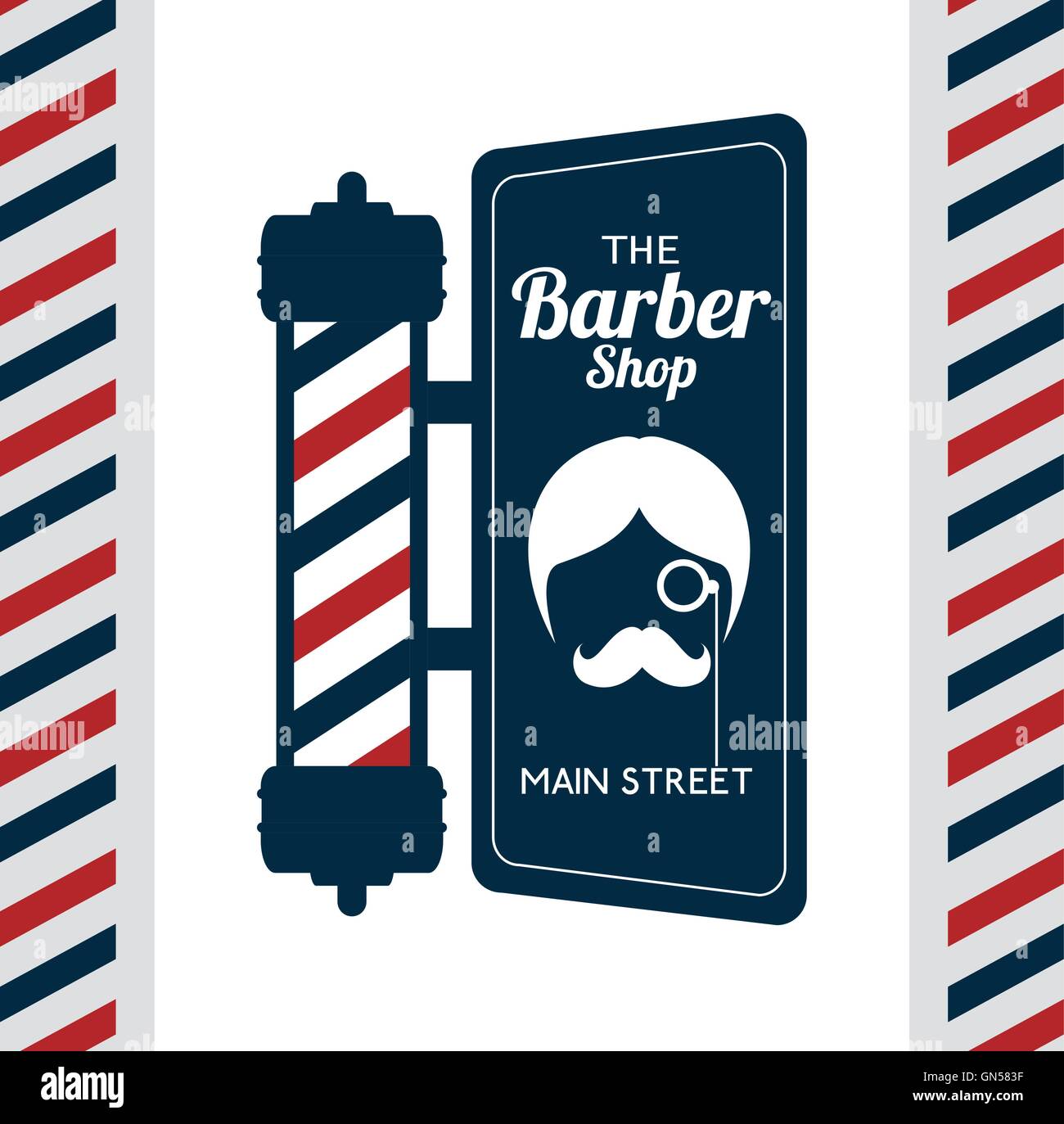 professional barber shop icon Stock Vector Image & Art - Alamy