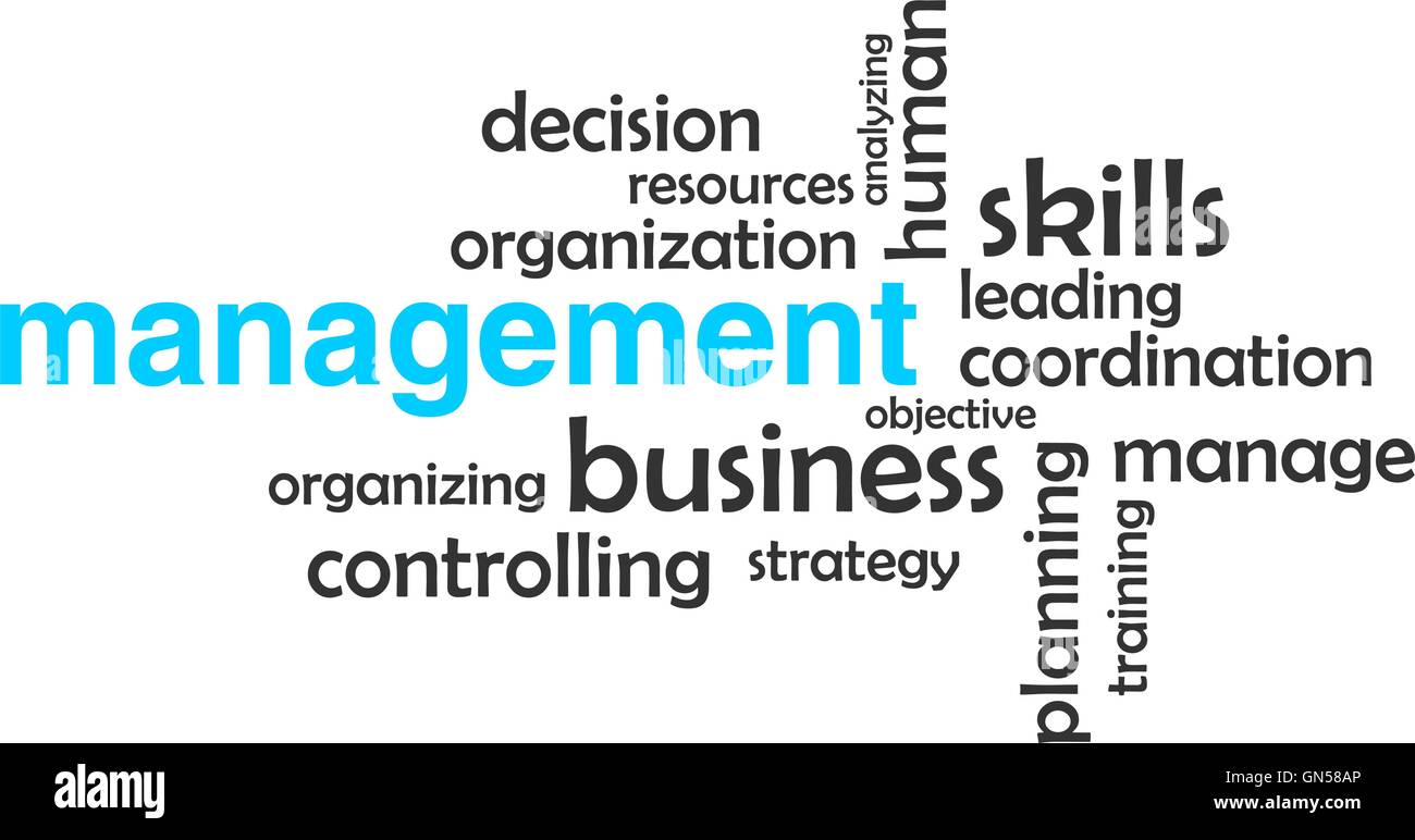 Manage words Stock Vector Images - Alamy