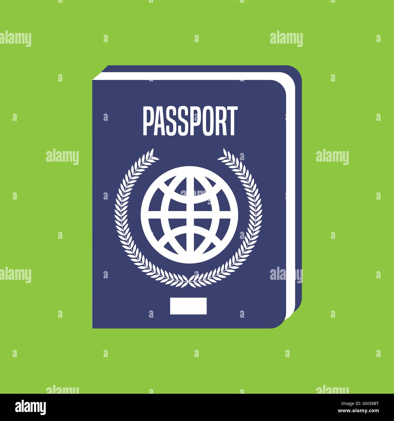 passport document isolated icon Stock Vector Image & Art - Alamy
