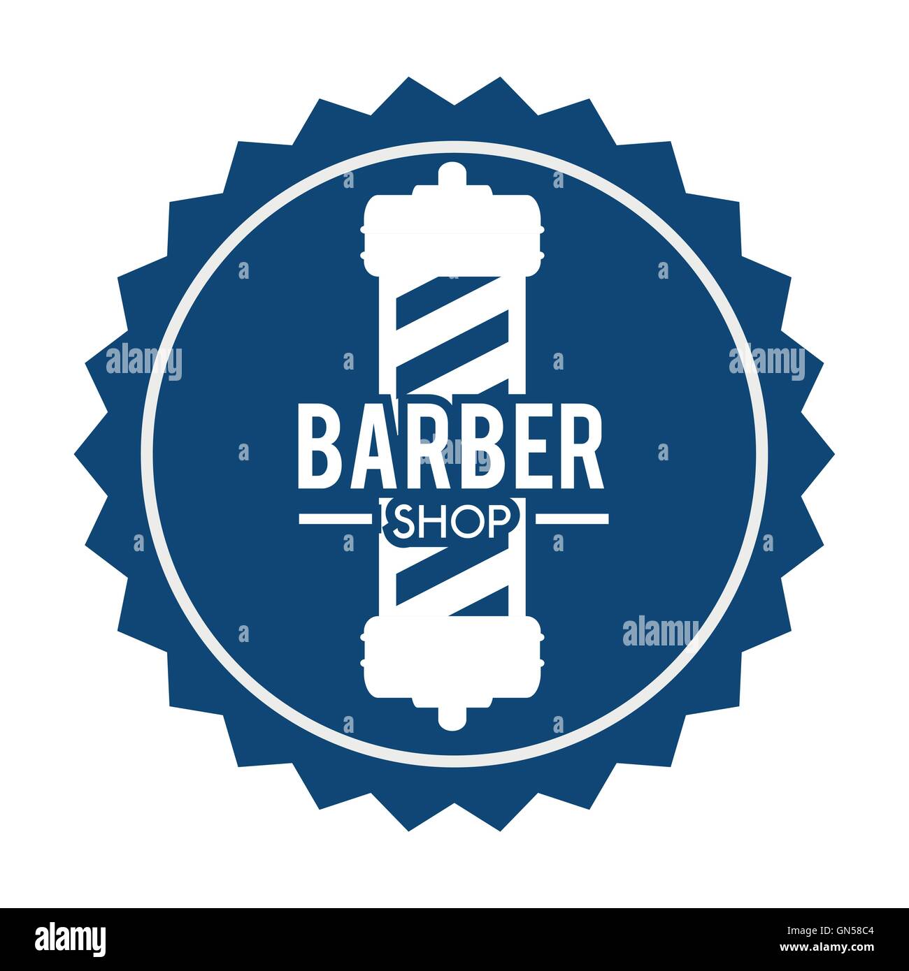 professional barber shop icon Stock Vector Image & Art - Alamy