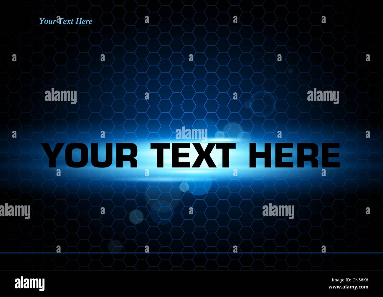 Glowing hexagonal background Stock Vector Images - Alamy