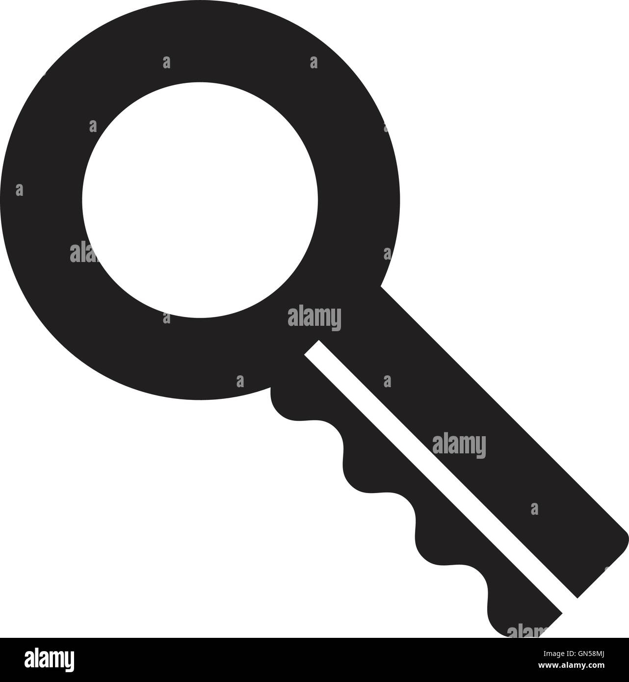 Key symbol isolated on white background Stock Vector Image & Art - Alamy