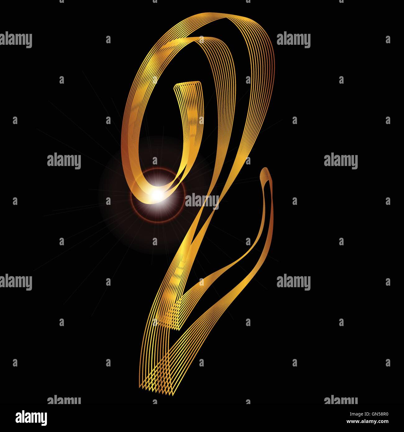 The Number Two Stock Vector Image & Art - Alamy