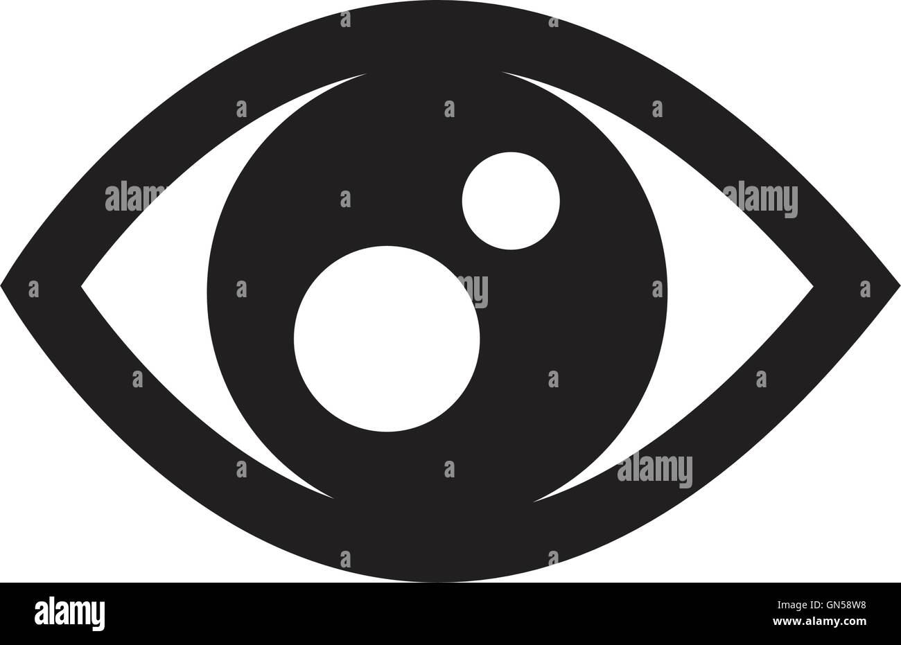 Eye icon Stock Vector Images - Alamy