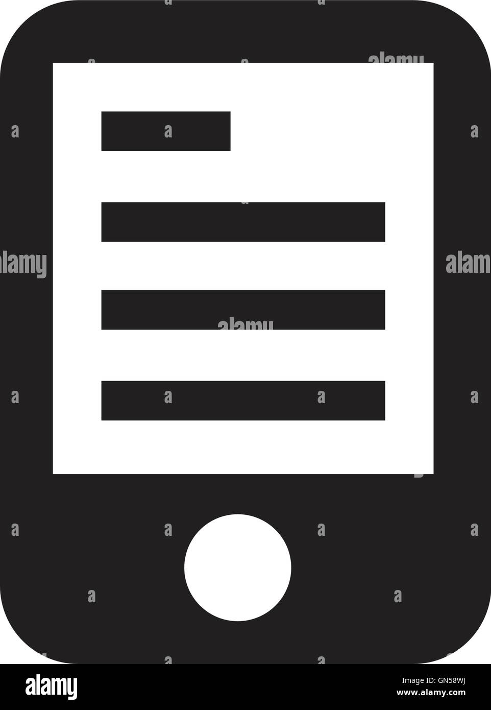 Tablet icon vector hi-res stock photography and images - Alamy