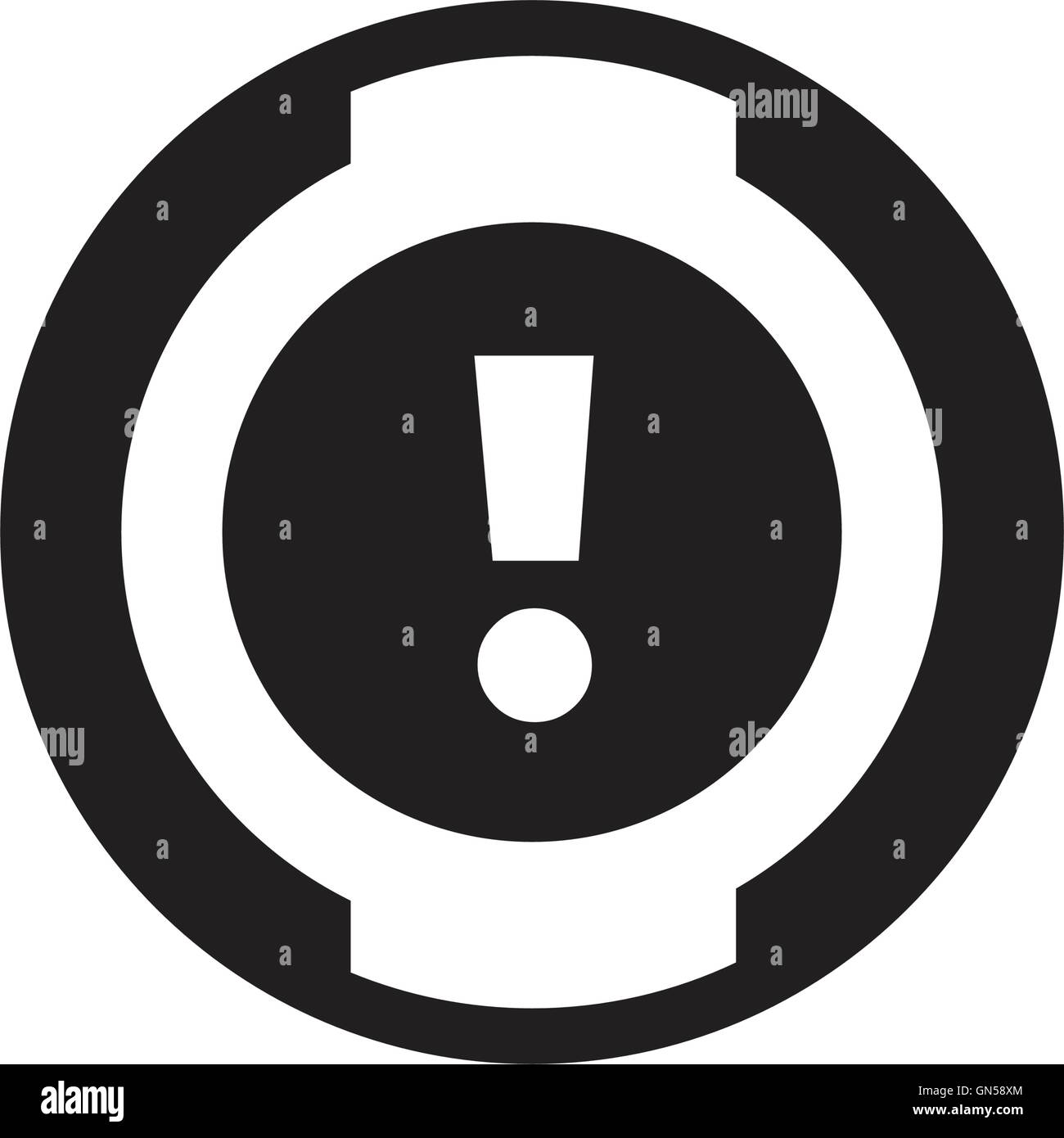 Rpm gauge car dashboard Stock Vector Images - Alamy