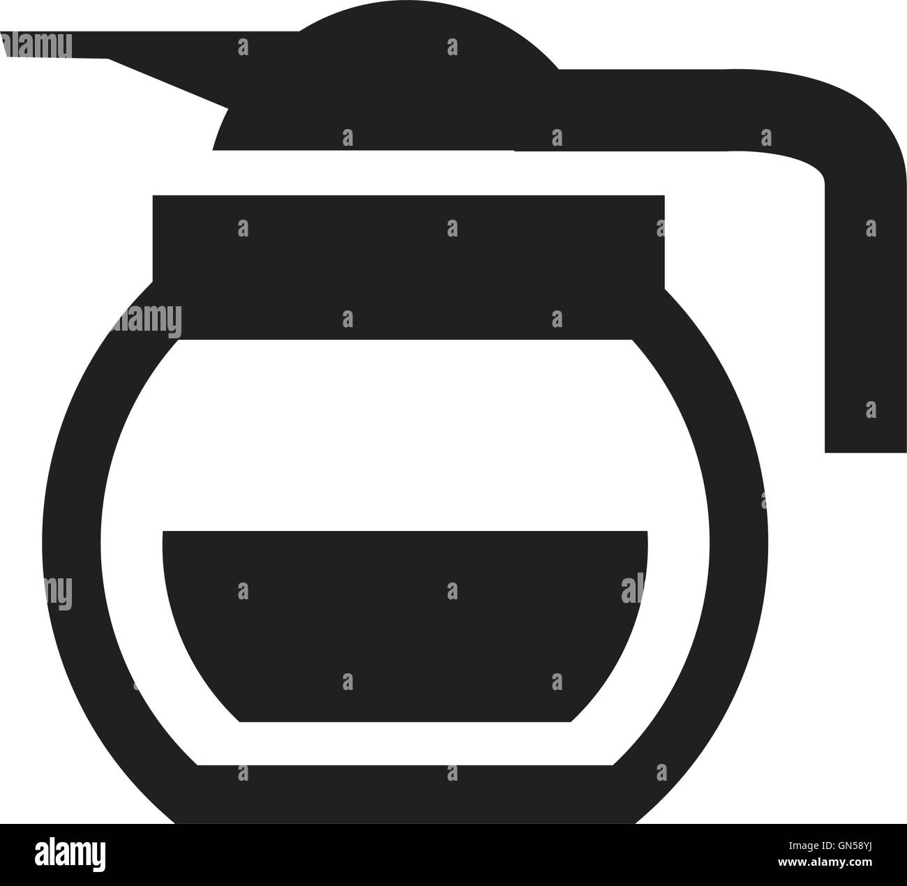 Coffee Icons with White Background Stock Vector Image & Art - Alamy