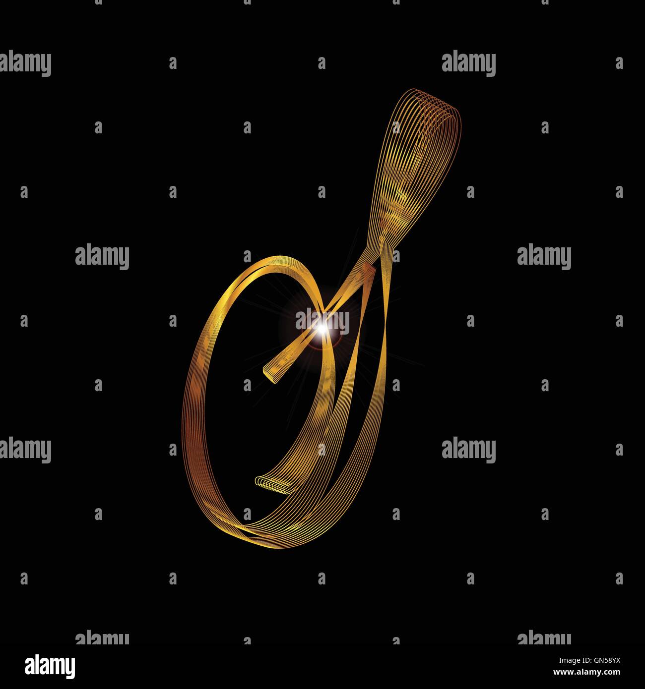 Gold letter s hi-res stock photography and images - Alamy