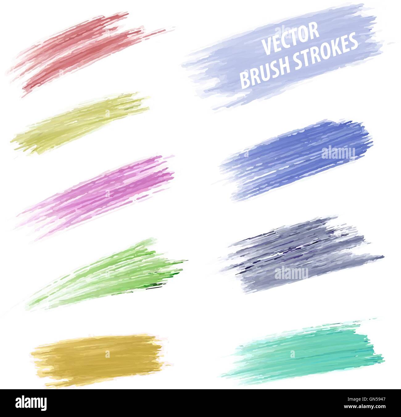 Vector Brush Stroke Stock Vector Image & Art - Alamy