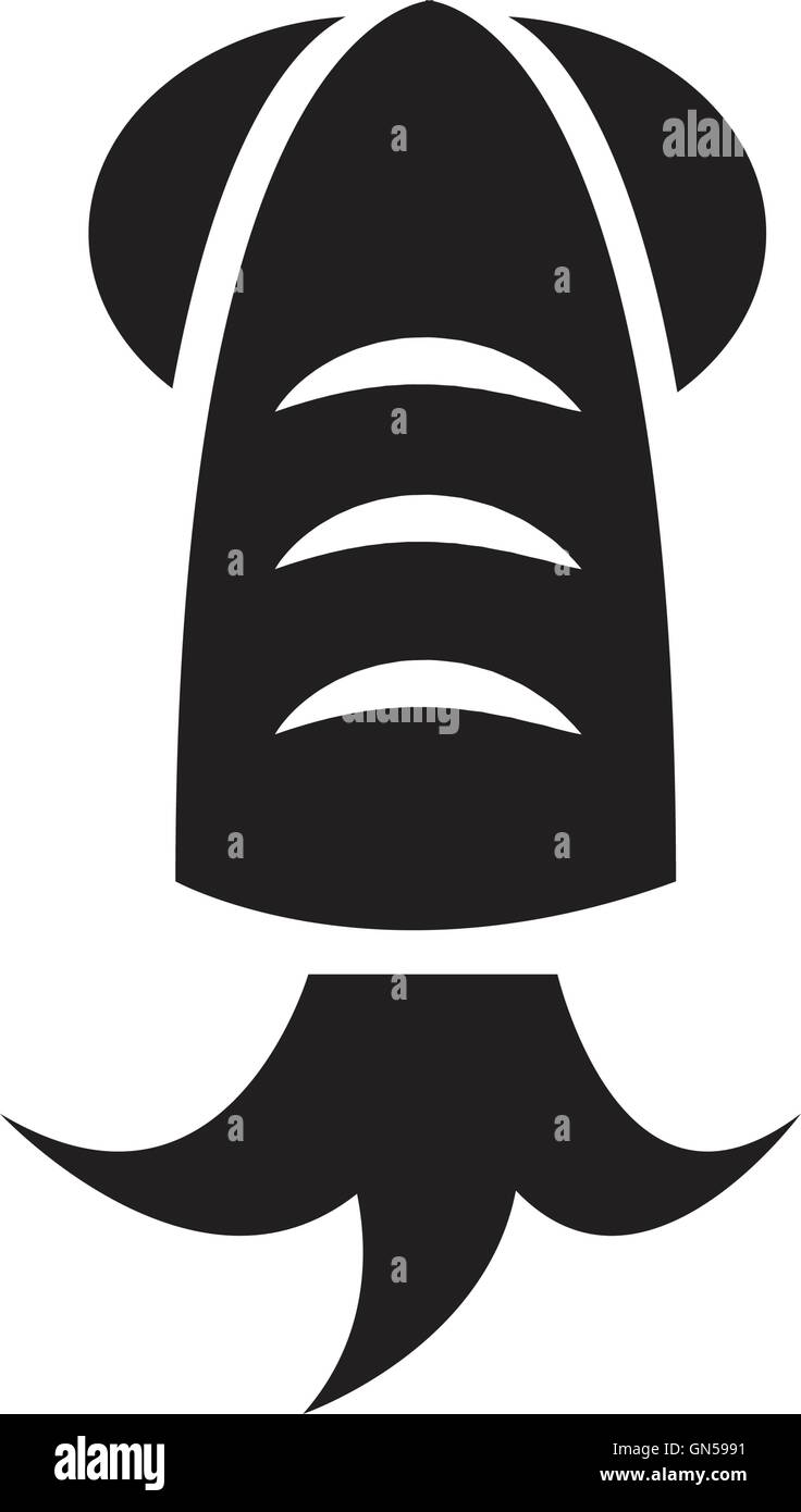 Squid icon hi-res stock photography and images - Alamy