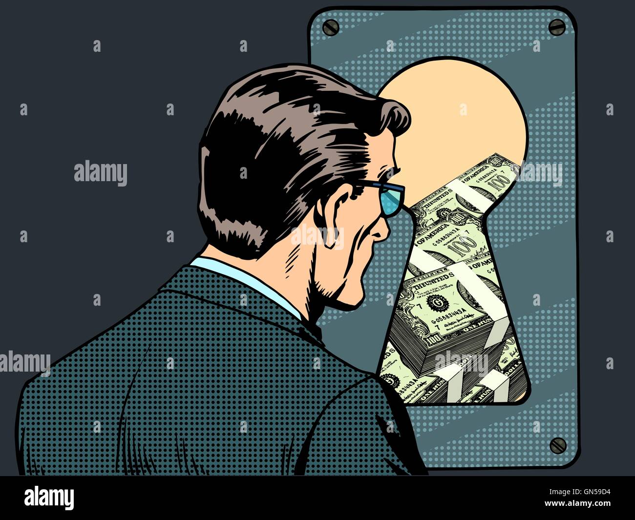 Security money Stock Vector Images - Alamy