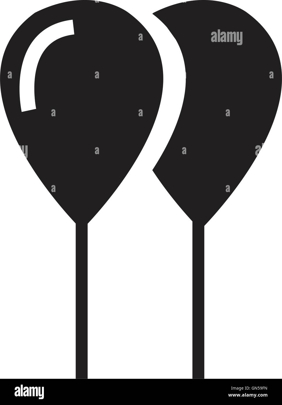 Vector air balloon Cut Out Stock Images & Pictures - Alamy