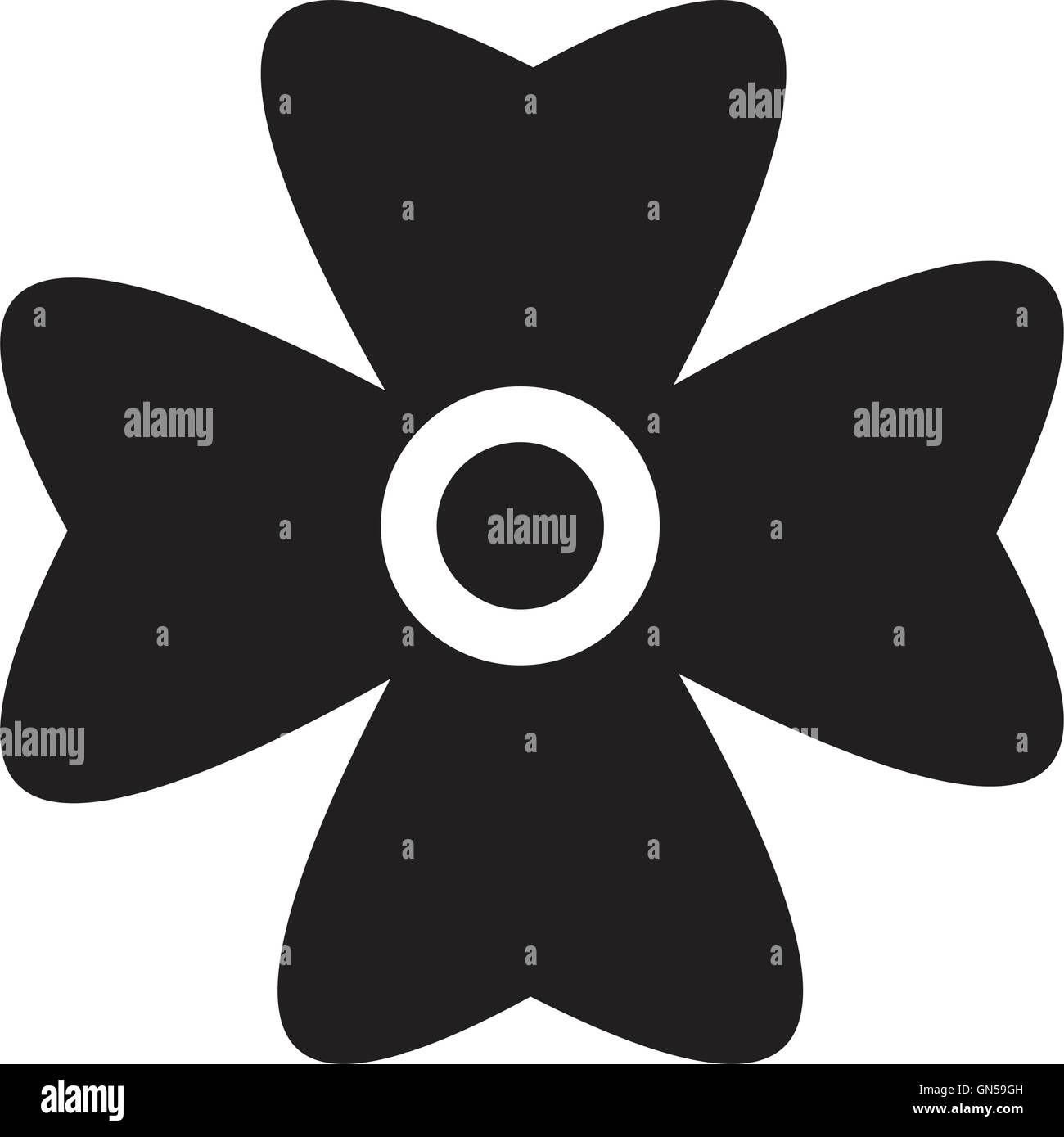 Flower icon garden design Cut Out Stock Images & Pictures - Alamy