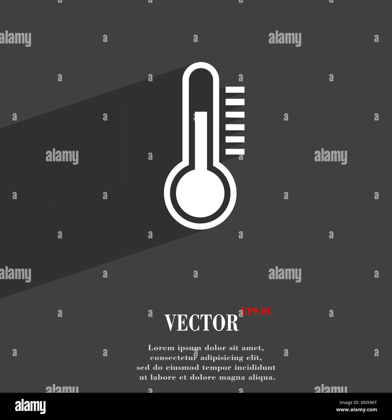 Thermometer symbol hi-res stock photography and images - Alamy