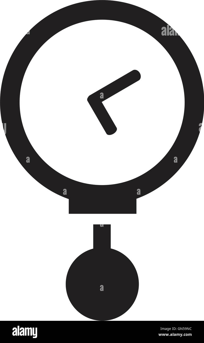Vector Round Black Timer Icons Stock Vector Image And Art Alamy