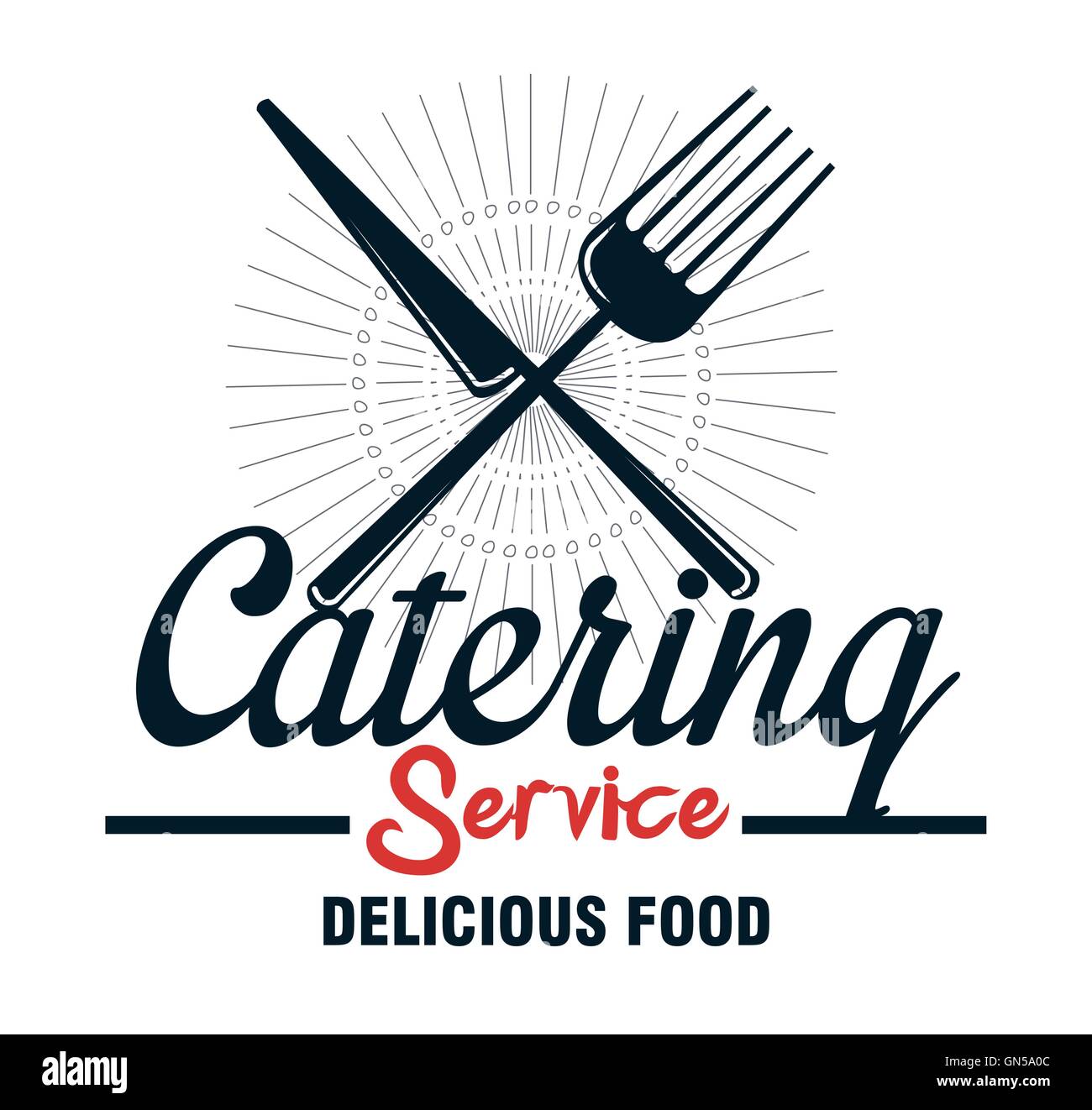 catering delicious food icon Stock Vector Image & Art - Alamy