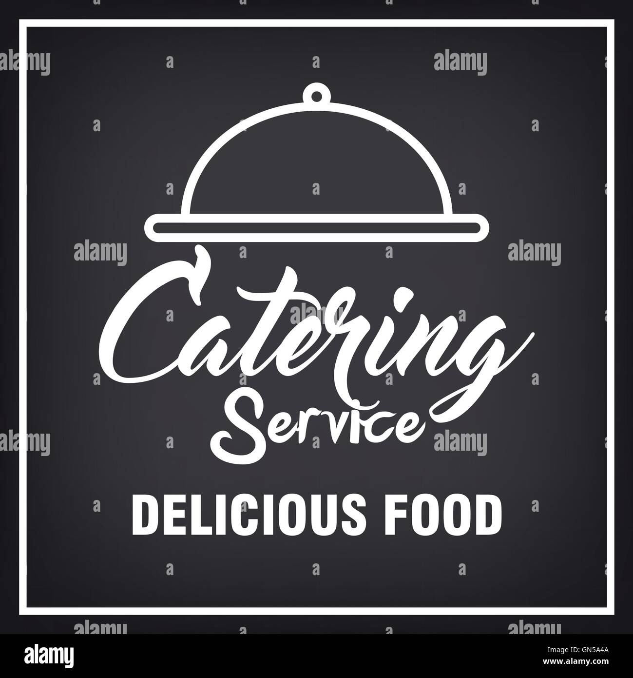 catering delicious food icon Stock Vector Image & Art - Alamy