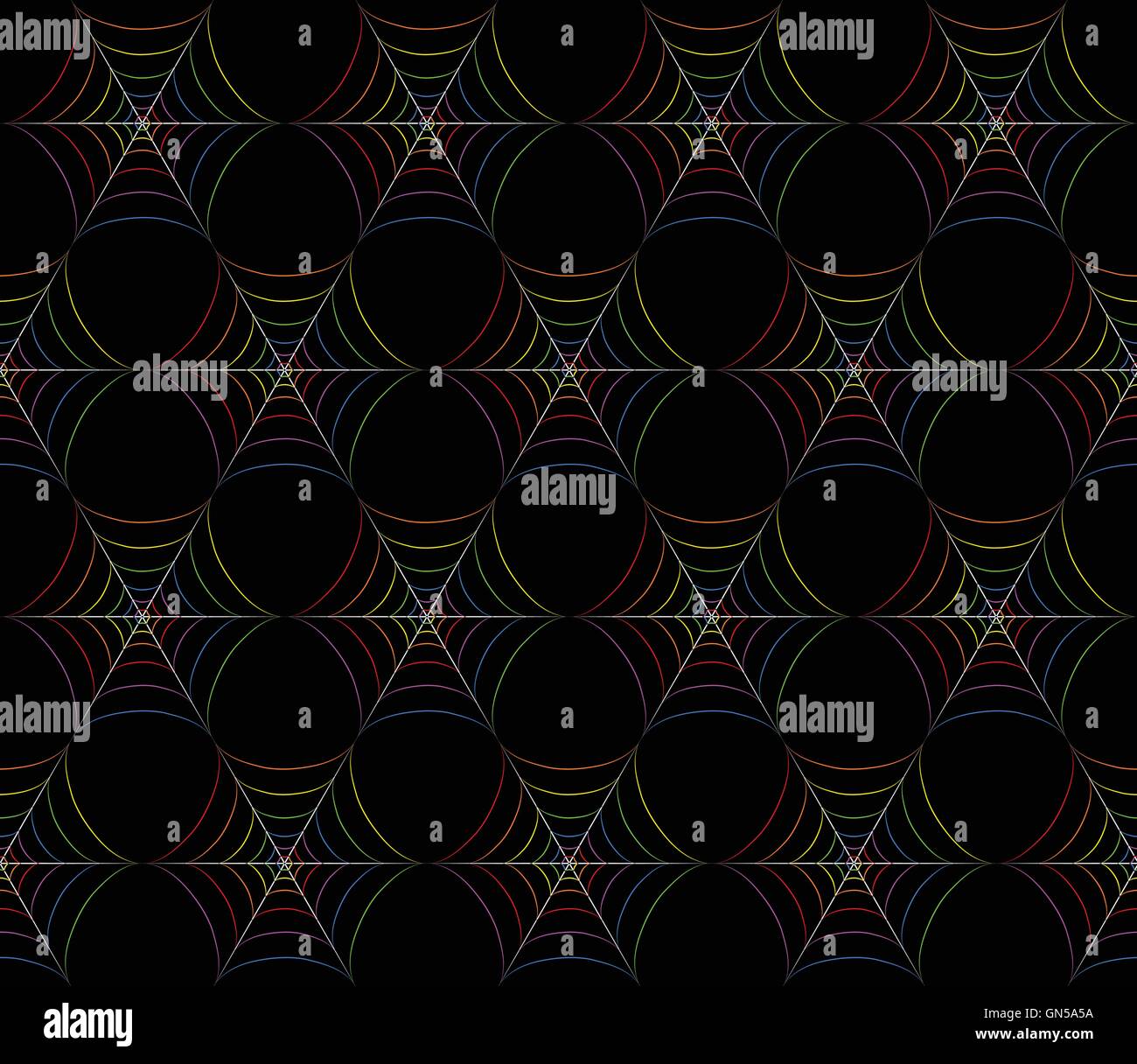 Colorful spider web pattern Stock Vector Image & Art - Alamy