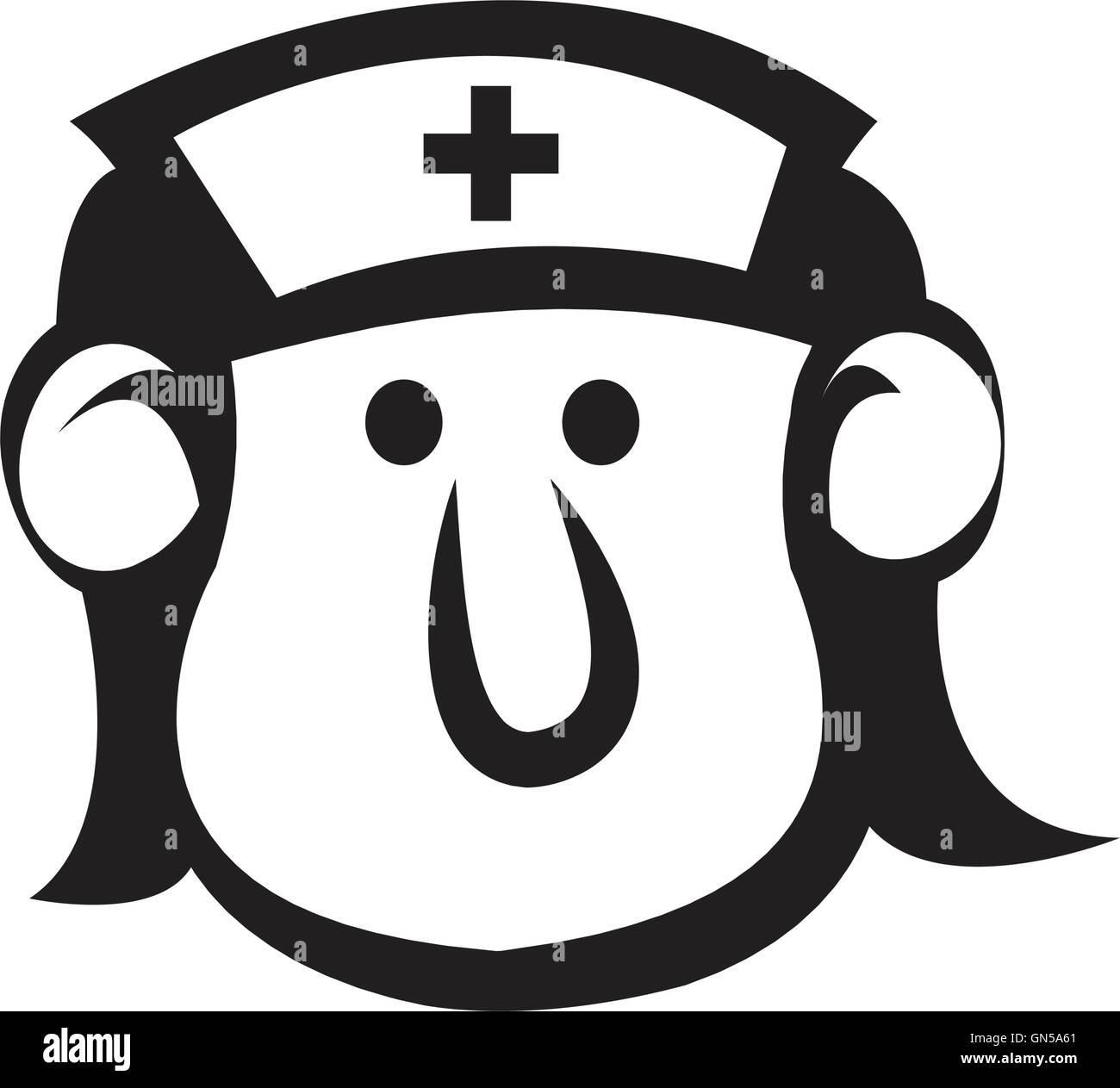 Doctor head icon hi-res stock photography and images - Alamy