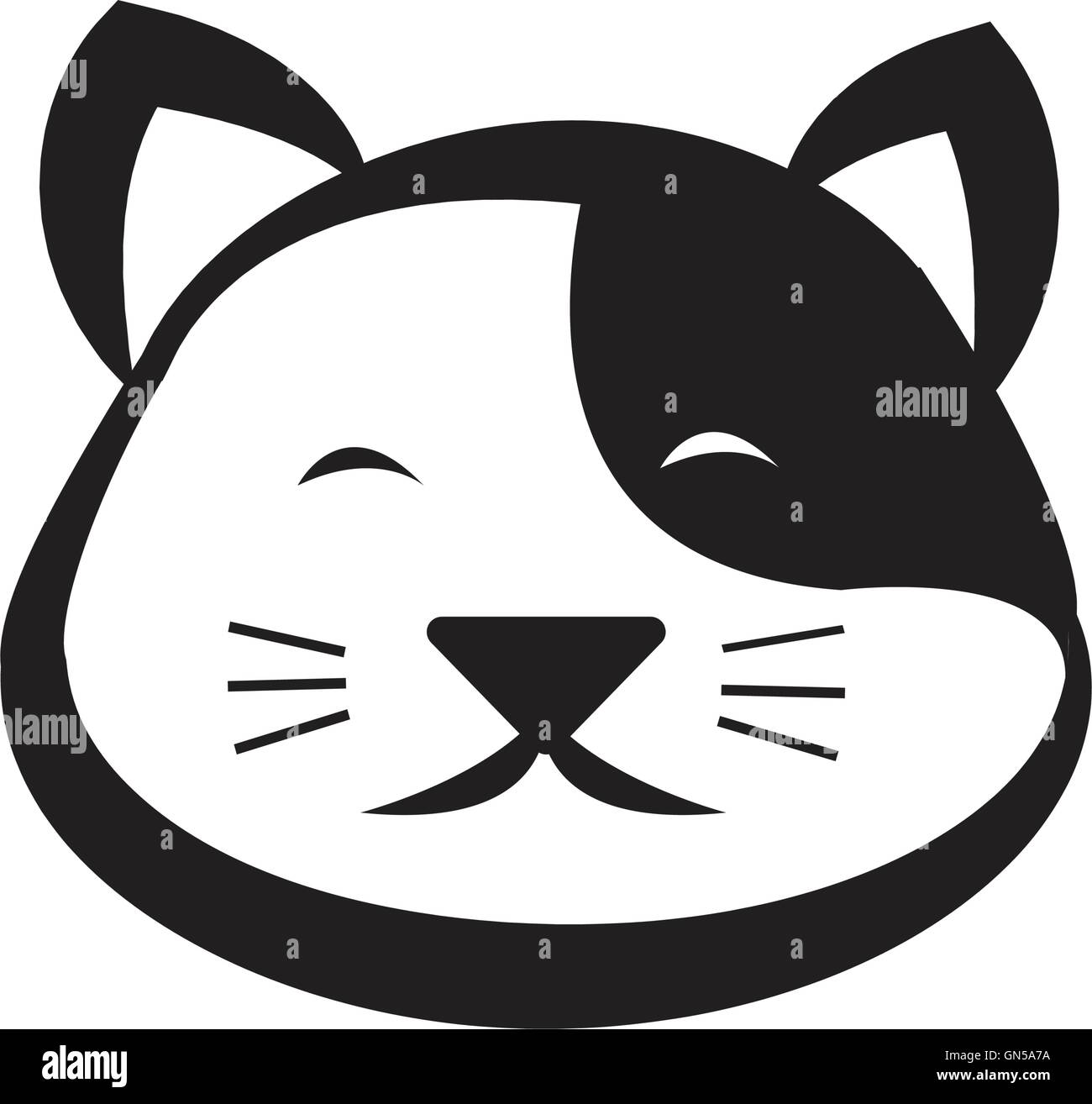 head of cat Stock Vector Image & Art - Alamy