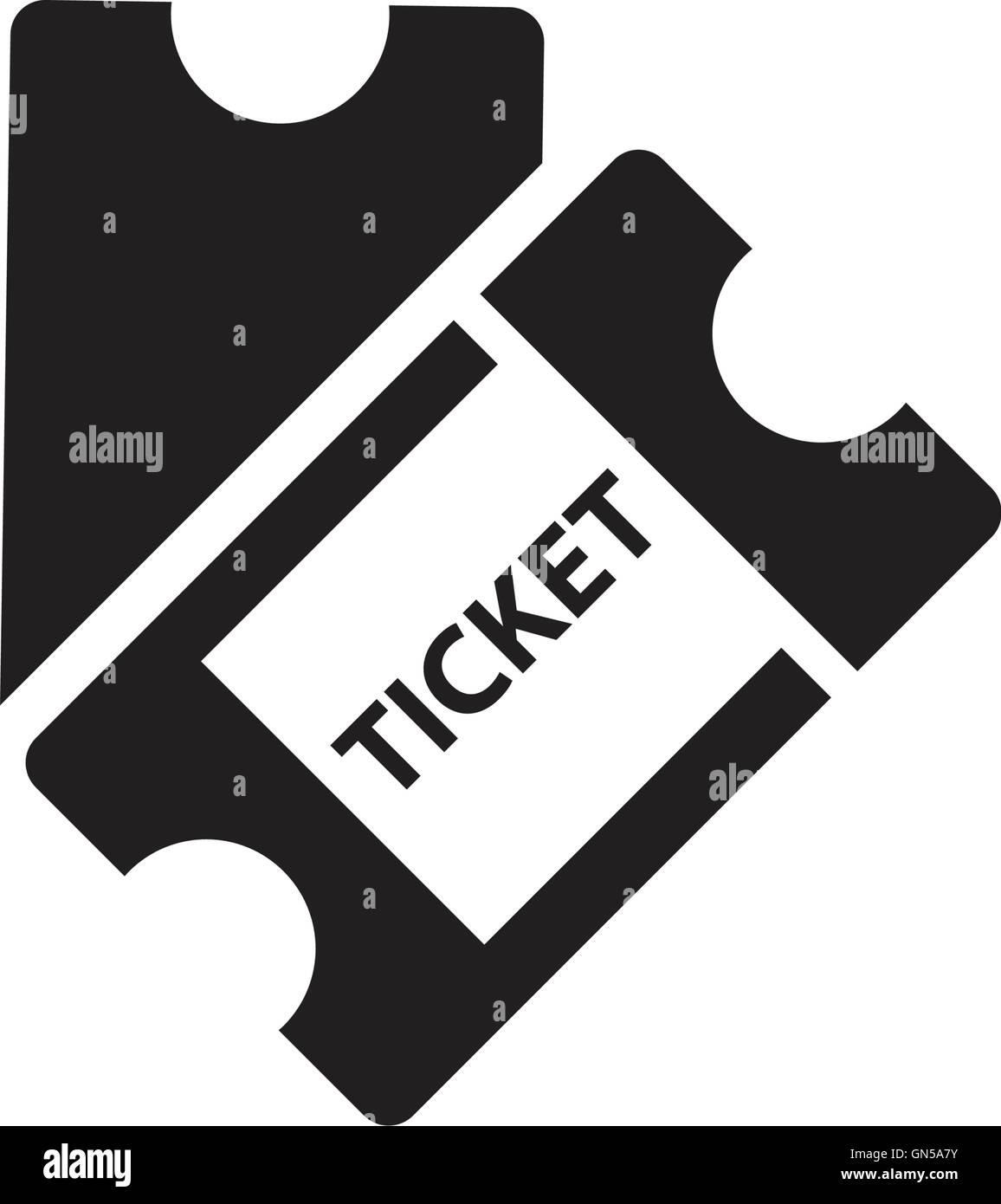Cinema ticket icon cinema ticket Stock Vector Images - Alamy