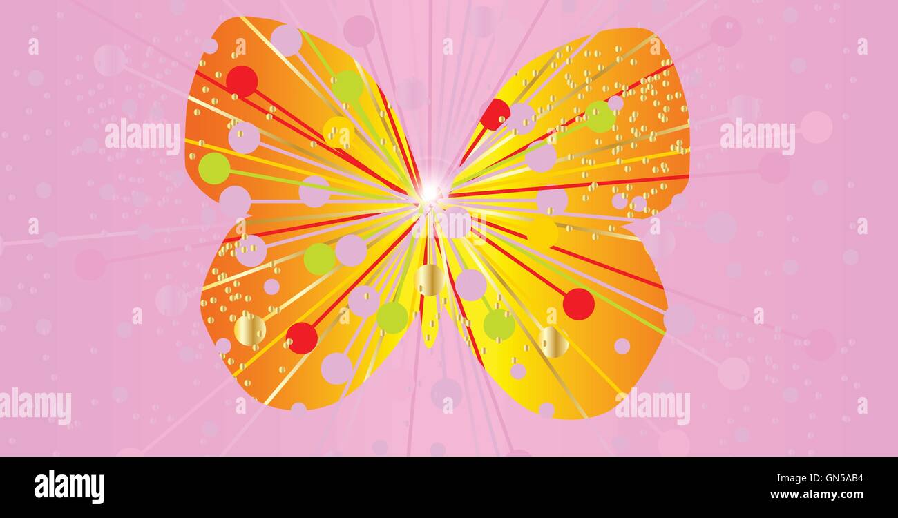 Abstract Butterfly Silhouette Stock Vector Image & Art - Alamy