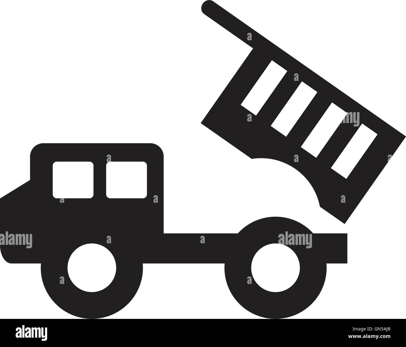 Construction dump truck isometric Stock Vector Images - Alamy