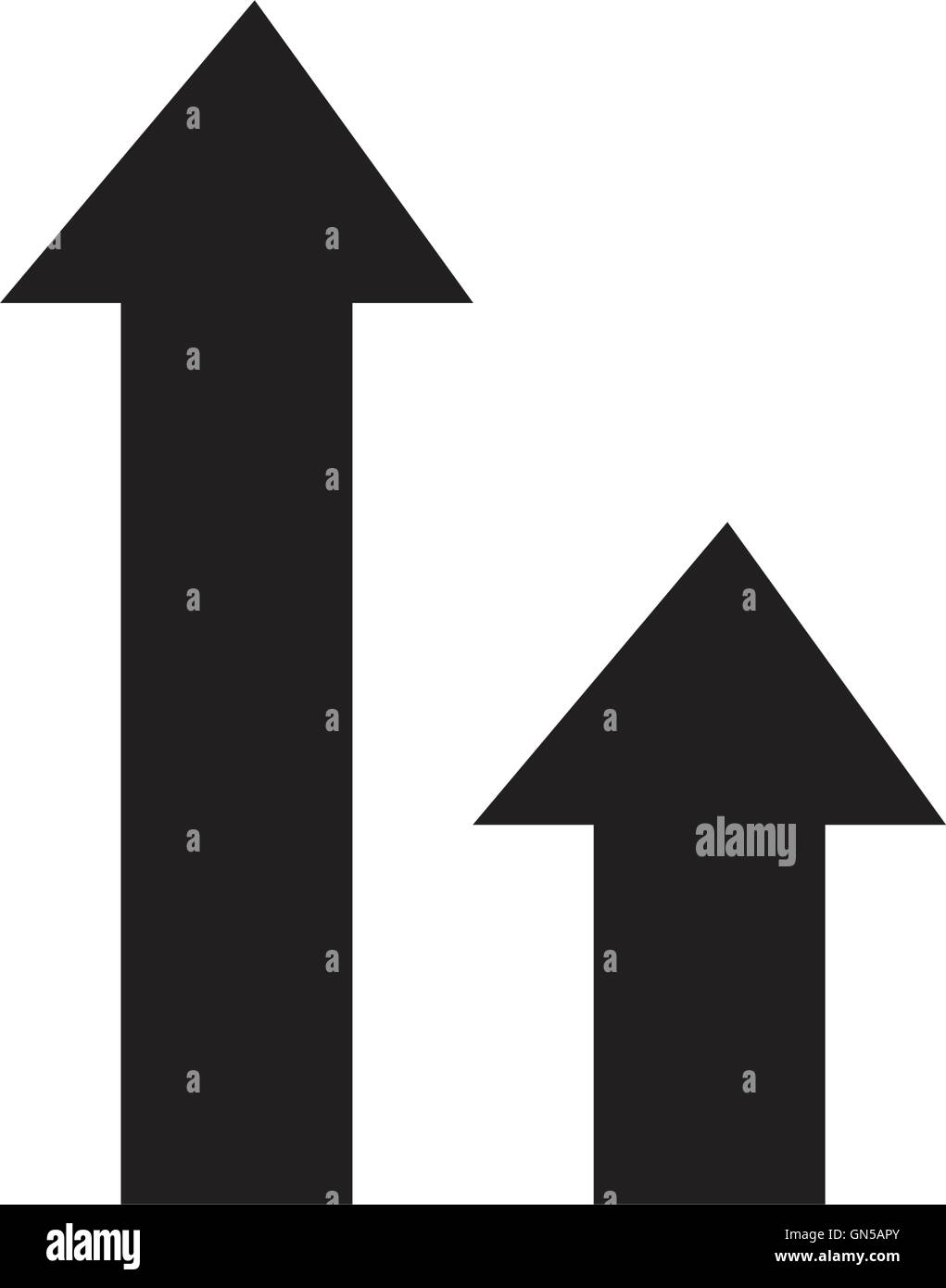 Up Arrow design Stock Vector Image & Art - Alamy