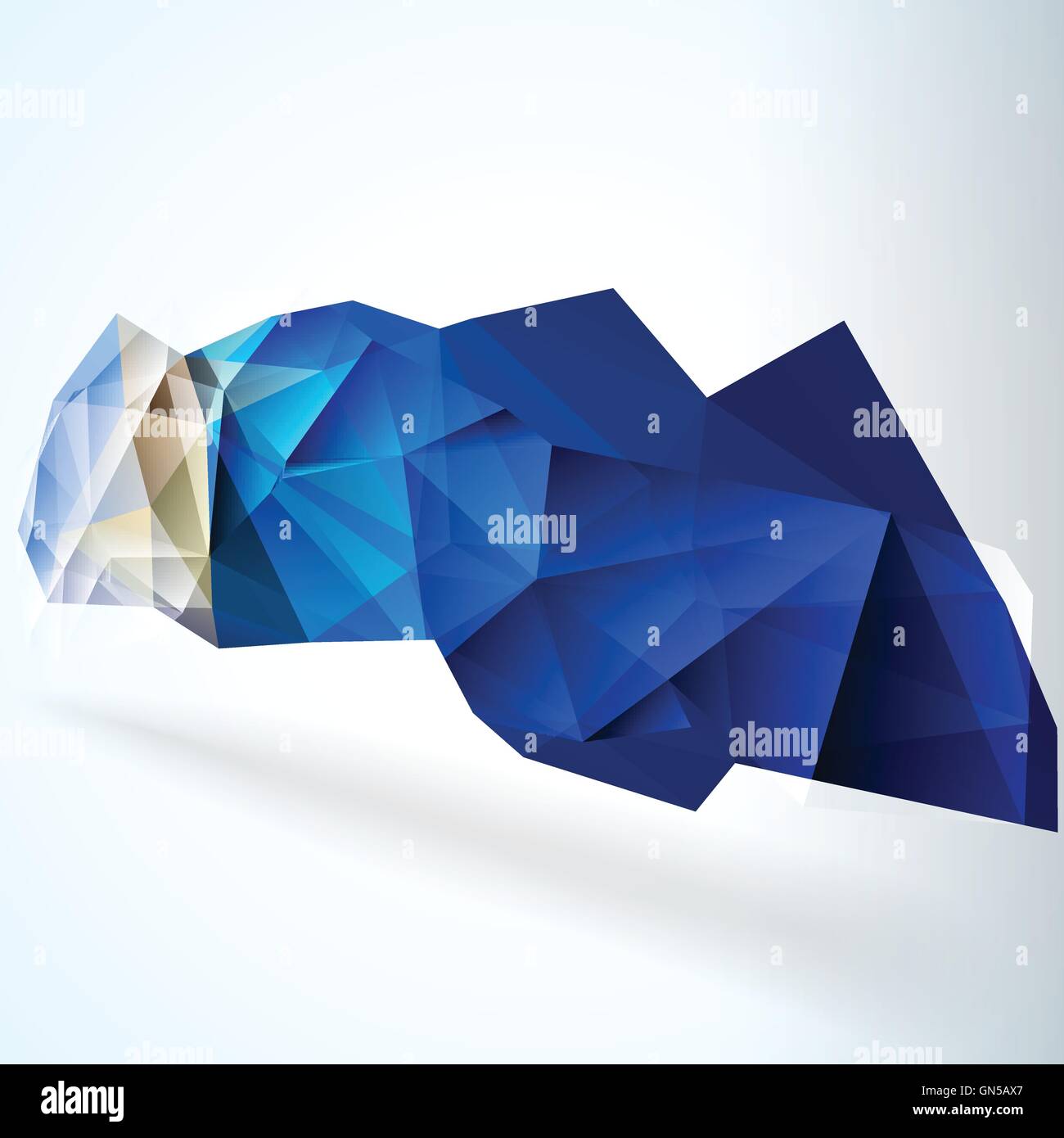 Geometric Triangular Abstract Vector Background Stock Vector Image ...