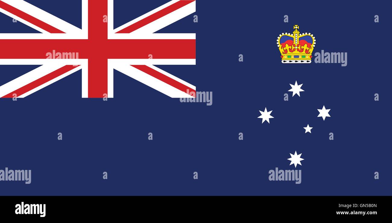 The flag of the Australian state of Victoria Stock Vector Image & Art ...