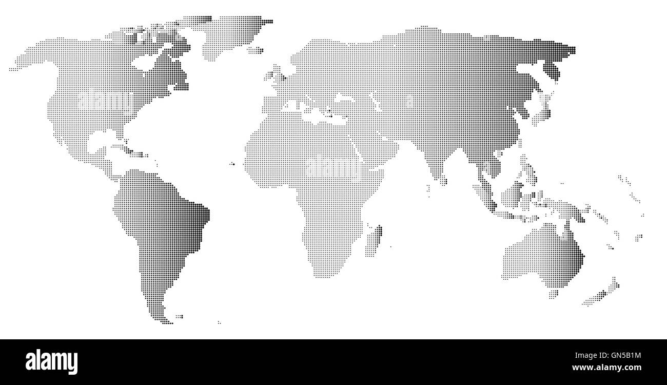World Map Continents And Countries Black And White