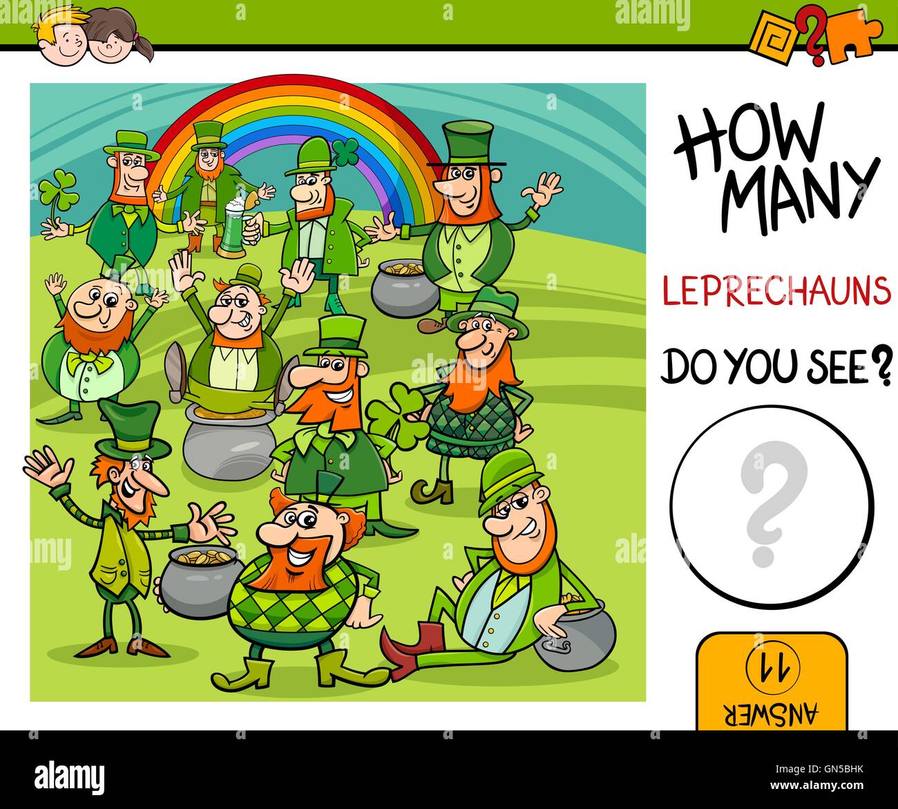 Saint patrick school Stock Vector Images - Alamy