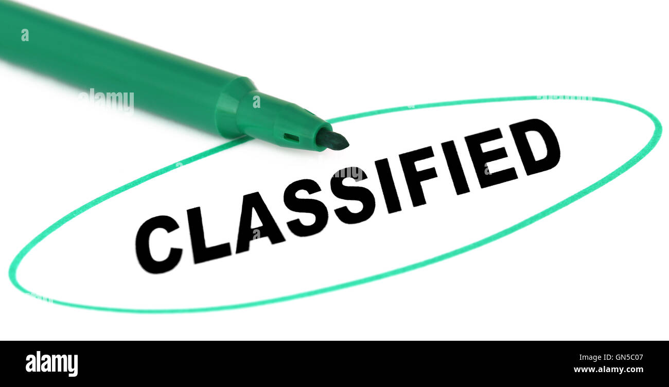 Classified File High Resolution Stock Photography and Images - Alamy