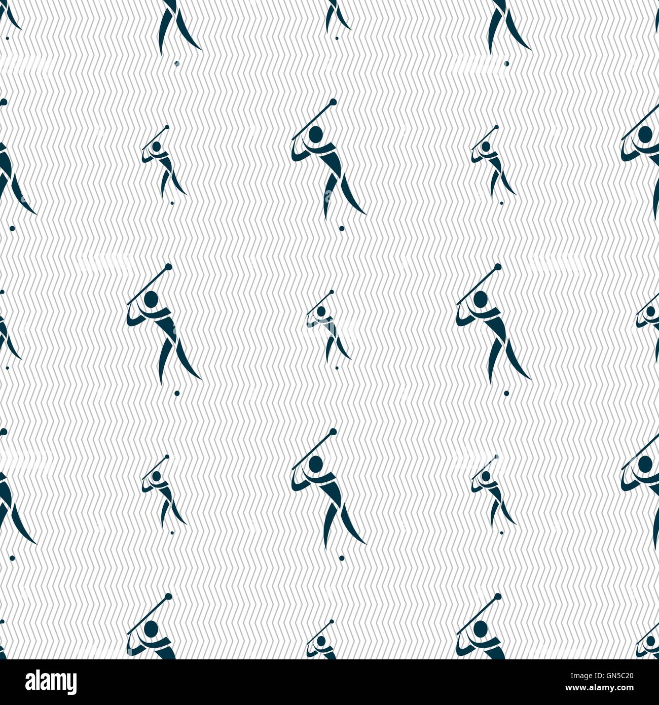 Golfer icon hi-res stock photography and images - Alamy