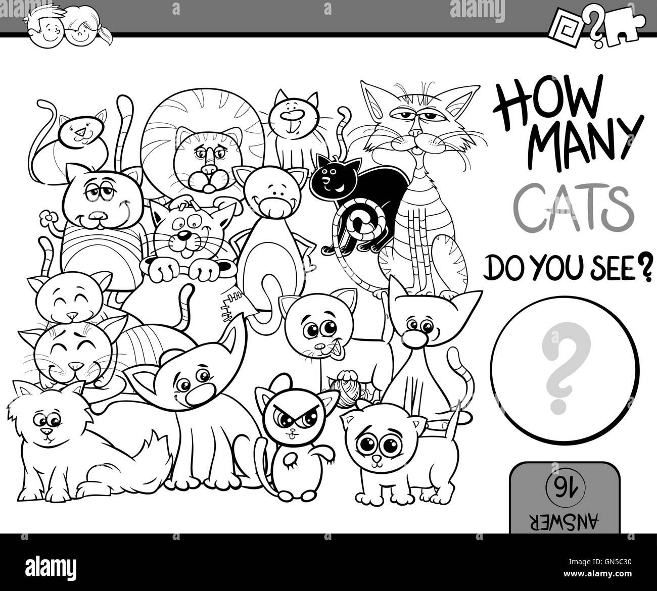 preschool task coloring book Stock Vector Image & Art - Alamy