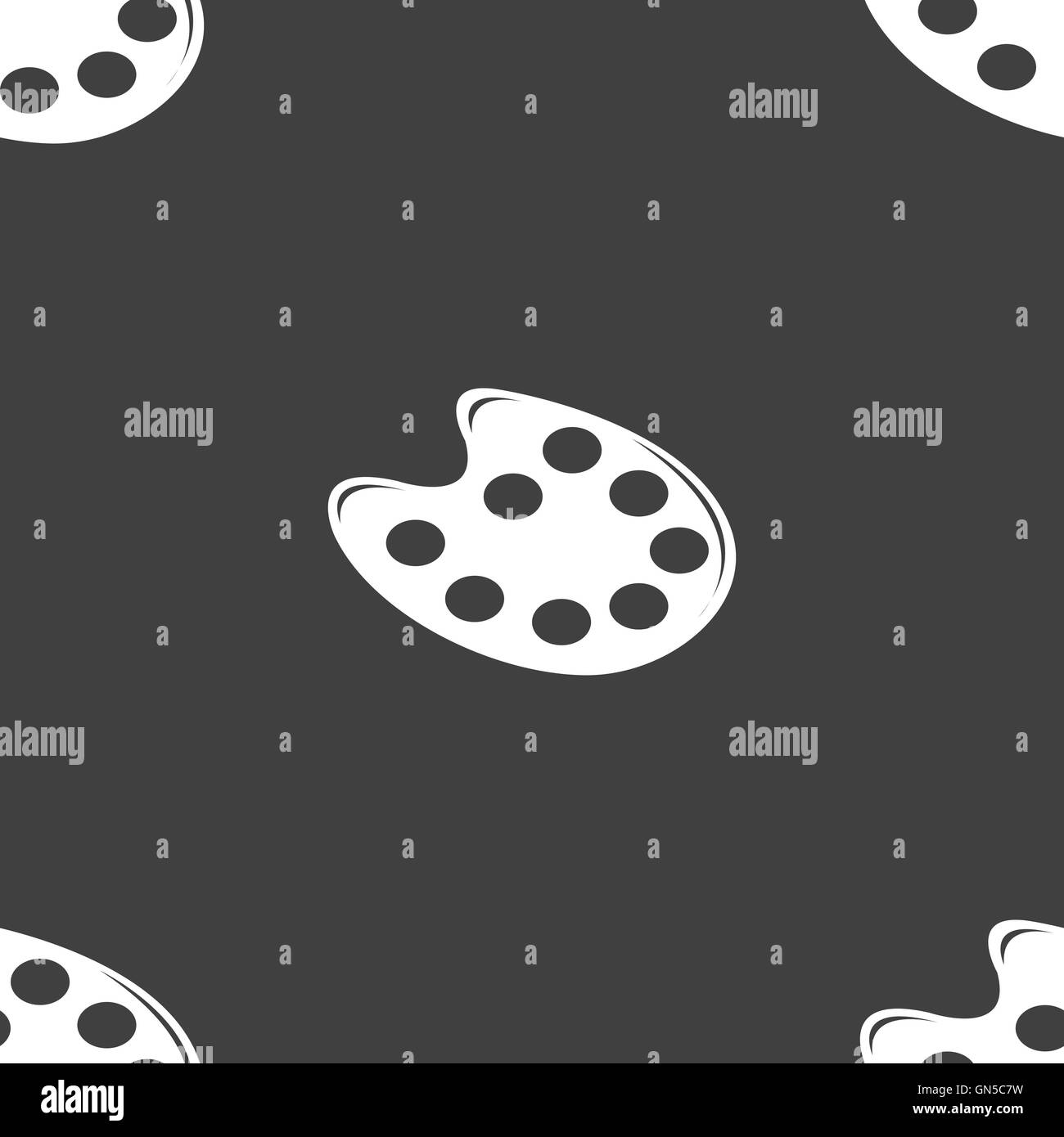 Gray paint isolated Stock Vector Images - Alamy