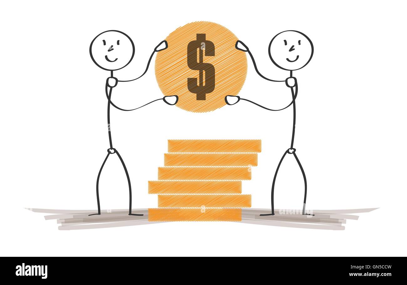 Cartoon rich man Cut Out Stock Images & Pictures - Alamy