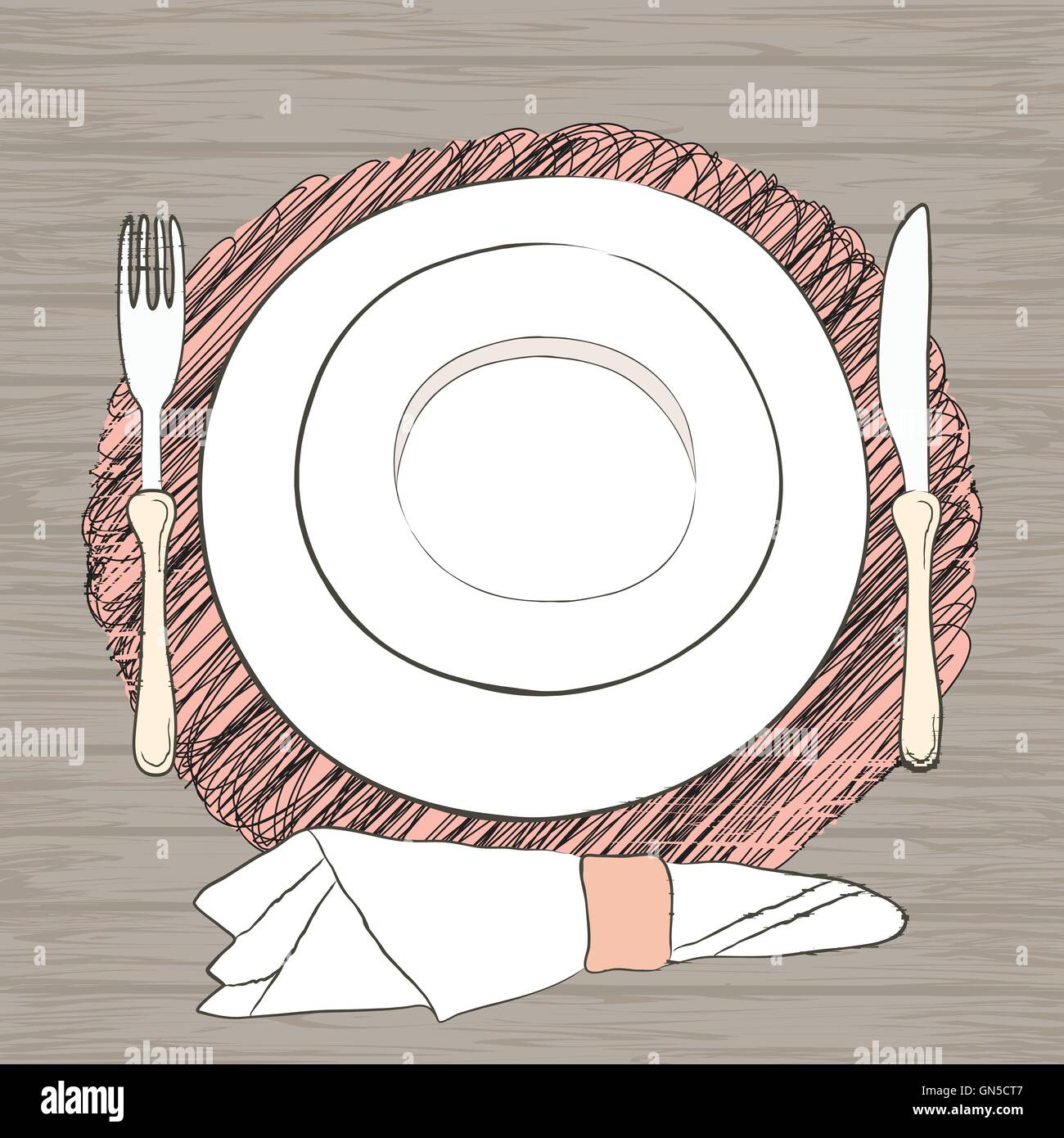Set Table Clip Art