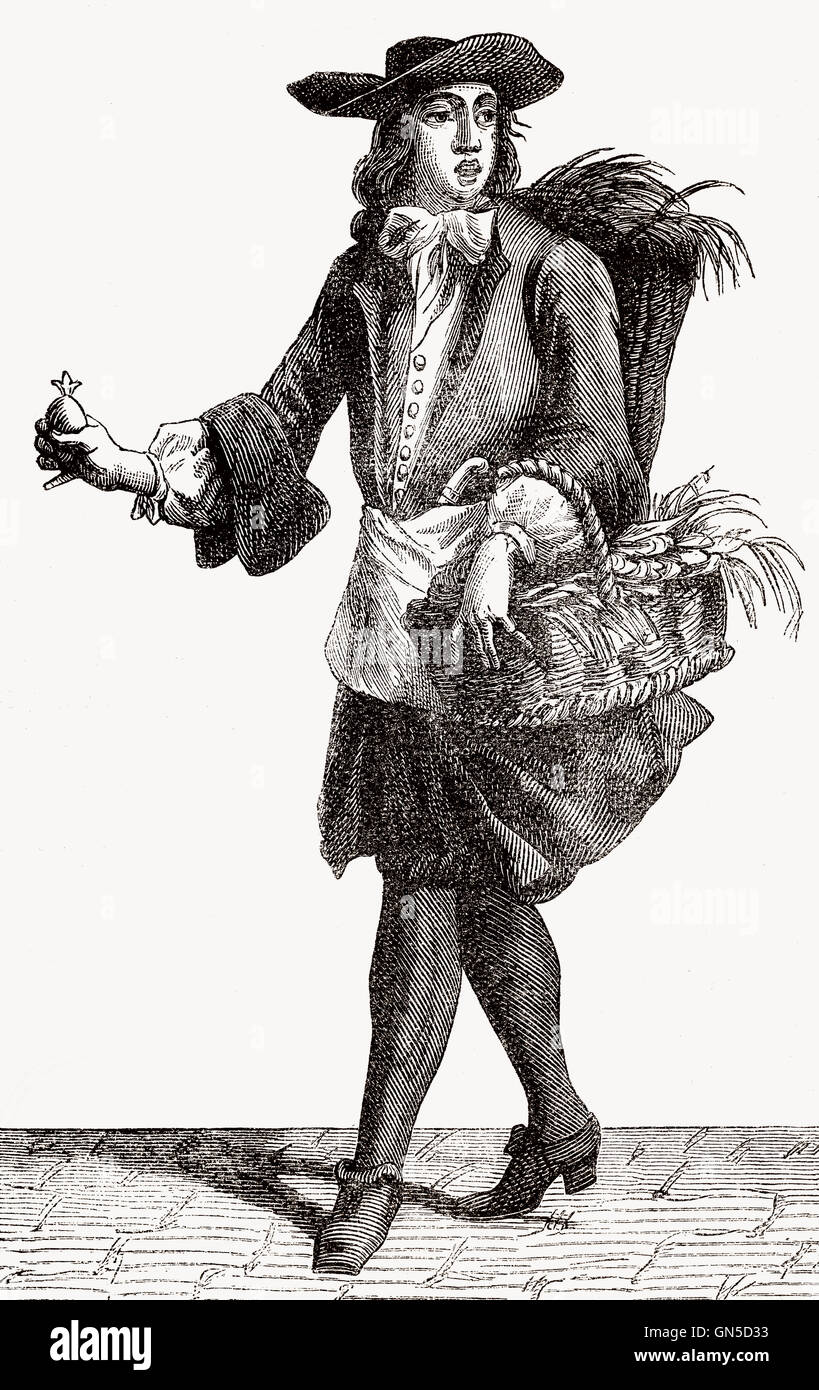 Travellng poison seller, about 1690 Stock Photo - Alamy