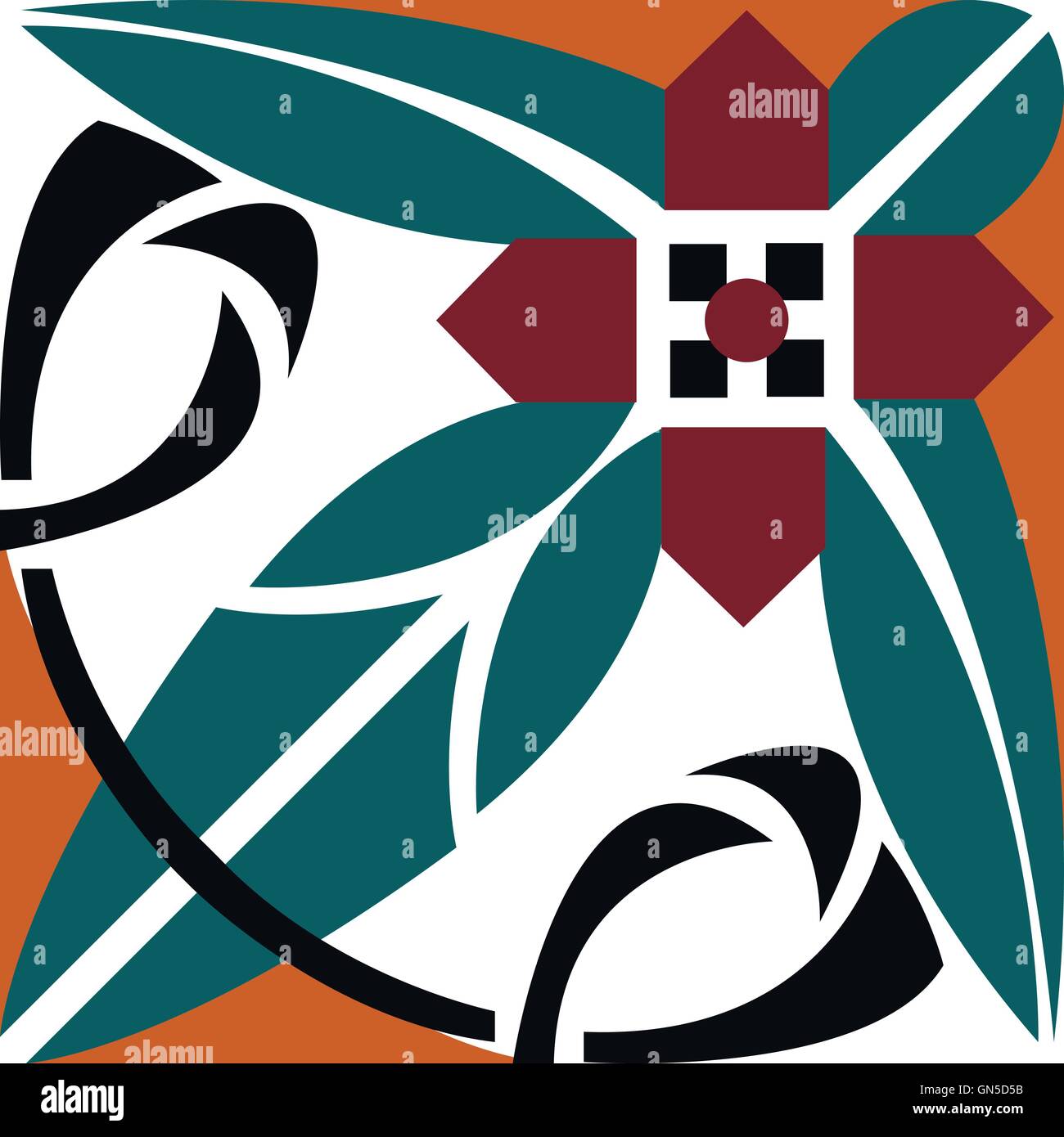 Vector ceramic tiles with seamless pattern Stock Vector Image & Art - Alamy