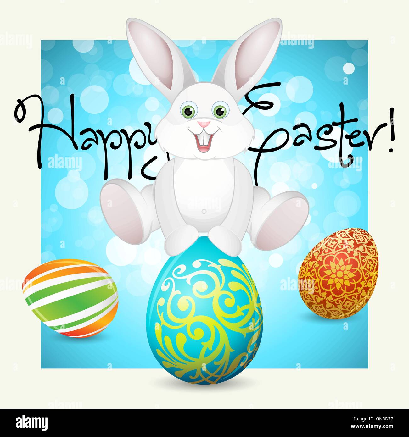Easter Background Card Stock Vector Image & Art - Alamy