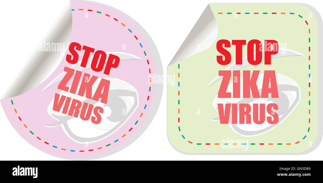 Zika virus symbol. Zika virus disease - transmission. Pest control ...