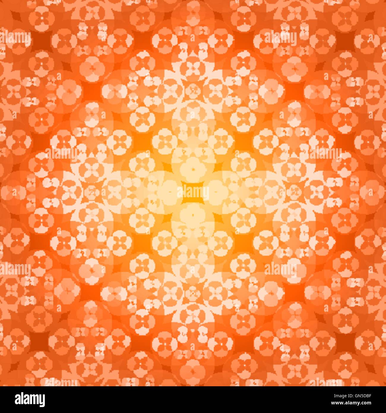 Square flower pattern symmetrical Stock Vector Image & Art - Alamy